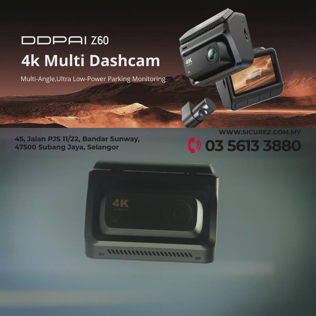 DDPAI Z60 4K & 4G BOX Dashcam – MY Dashcam